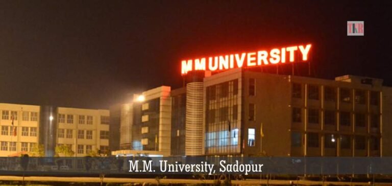 Fostering Students with Wisdom and Inciting Change | M.M. University ...